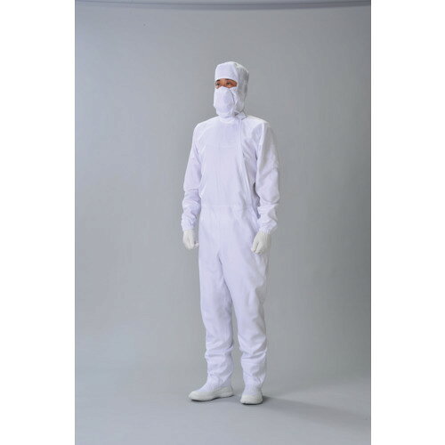 オレンジブック トラスコ中山　TRUSCOADCLEAN クリーンルーム用ウェア クリーンスーツ 白 LL 着丈172〜179cm 〔品番:CH11031LL〕[ 注番:4013671]特長●光消臭繊維を使用し人体からのケミカル汚染を制御し...