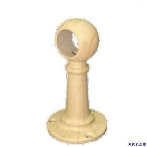 オレンジブック トラスコ中山　TRUSCOフジテック P カラー白木色ブラケット首長19通 〔品番:30617〕[ 注番:4034832]特長仕様●適合パイプ径(mm)：19●幅(mm)：48●厚さ(mm)：48仕様2材質/仕上セット内容/...