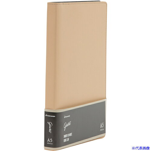 オレンジブック トラスコ中山　TRUSCOmaruman A5 バインダー ジウリス ベージュ 〔品番:F29021〕[ 注番:4056240]特長●「おとな」のシーンで手帳感覚で使えます。仕様●用紙サイズ：A5●穴数(個)：20仕様2●2...