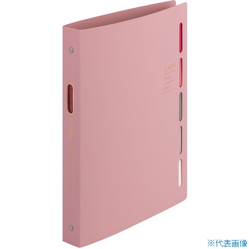 オレンジブック トラスコ中山　TRUSCOmaruman B5 バインダー クラルテ ピンク 〔品番:F31108〕[ 注番:4060905]特長●落ち着いた色味の「キレイめ」バインダーです。●表紙に抜き加工が施されているので、閉じていても...