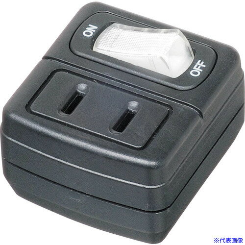 オレンジブック トラスコ中山　TRUSCOYAZAWA 省エネタップ1個口黒 〔品番:Y02F110BK〕[ 注番:4066408]特長●コンパクトサイズなのでスペースを気にせずに配線できます。●コードを抜かずに電源をON／OFFできる、節...