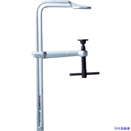 オレンジブック トラスコ中山　TRUSCOスーパー L型クランプ(標準型)フトコロ深さ:120mm クランプ範囲:250mm 〔品番:FC1225E〕[ 注番:4093062]特長●レール上を締め付け本体がスライドするので、スピーディーな締...