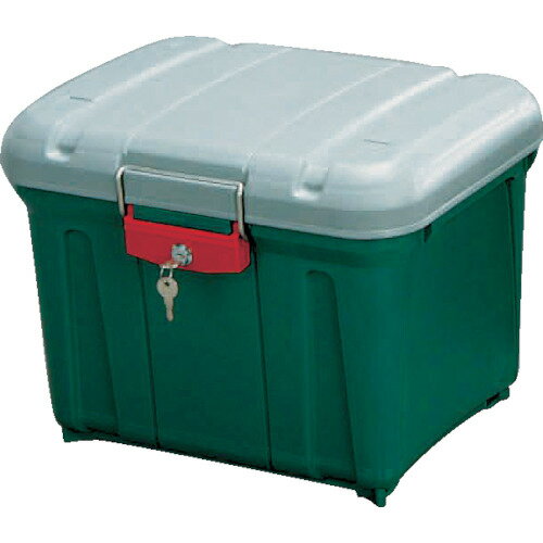 オレンジブック トラスコ中山　TRUSCOIRIS 298127 密閉RVBOXカギ付き 460 グレー/ダークグリーン 〔品番:MRV460M〕[ 注番:4101341]特長●カギ付の多目的収納ボックスです。●ステンレスワイヤーバックルを...