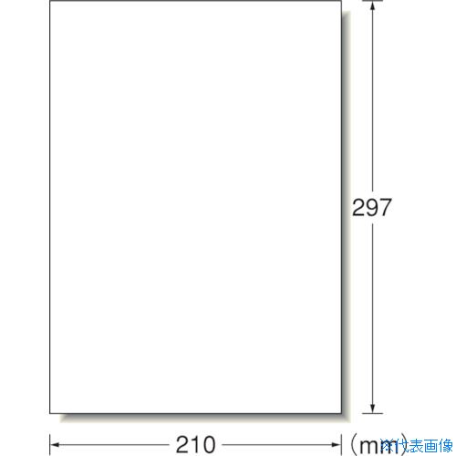 オレンジブック トラスコ中山　TRUSCO3M エーワン[[TM上]] ラベルシール(プリンタ兼用)再生紙 1面 (100枚入) 〔品番:31332〕[ 注番:4104439]特長●ラベル・台紙共に古紙パルプ配合率70％の再生紙を使用してい...