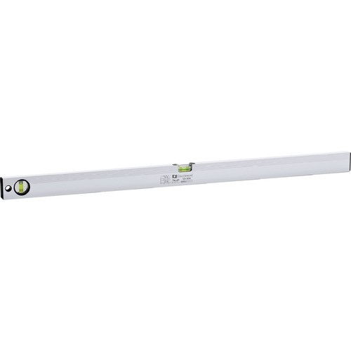 オレンジブック トラスコ中山　TRUSCOエビスダイヤモンド ベーシックレベル(シルバー) 900mm 〔品番:ED90N〕[ 注番:4105389]特長●樹脂製フラット型サイドキャップ付で建材等を傷つけません。●6本線気泡管は、勾配の1/...