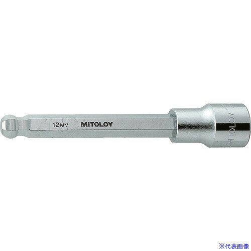 オレンジブック トラスコ中山　TRUSCOミトロイ 1/2 ヘックスソケット ボールポイント ロング 12mm 〔品番:412BHTL〕[ 注番:4113675]特長●ボールポイントタイプです。●差込角12.7mm用です。用途●作業における...