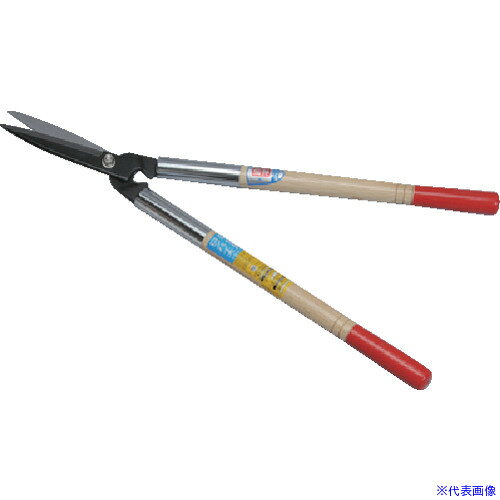 オレンジブック トラスコ中山　TRUSCOドウカン ロンパイ 刈込鋏 大 全長530mm 〔品番:01011〕[ 注番:4115067]特長●柄部を補強するため、口金はロングパイプを使用しています。●刃ハマグリ研磨・裏透刃です。●硬めの枝も...