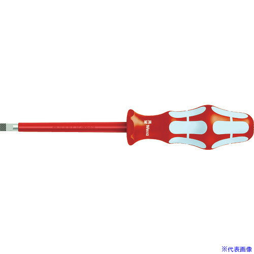 オレンジブック トラスコ中山　TRUSCOWera(ヴェラ) 3160VDE ステンレス マイナスドライバー3.0X80 〔品番:022729〕[ 注番:4117077]特長●先端のレーザーチップにより、ねじへの食いつきに優れています。●特...