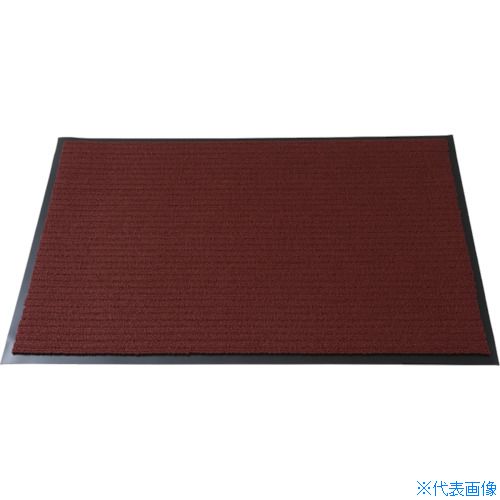 オレンジブック トラスコ中山　TRUSCO3M ノーマッド カーペットマット4000 赤 900X1500mm 〔品番:N4RED900X1500D〕[ 注番:4133323]特長●6歩で、90%以上の土砂を除去します。●雨天時の水滴を瞬間...
