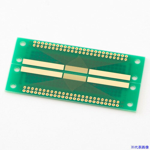 オレンジブック トラスコ中山　TRUSCOサンハヤト SMTコネクタ変換基板 〔品番:CKS310〕[ 注番:4137768]特長●0.3mmピッチ50ピンを2.54mmピッチ（2方向）に変換します。●RoHS指令対応品●シングルインライン...