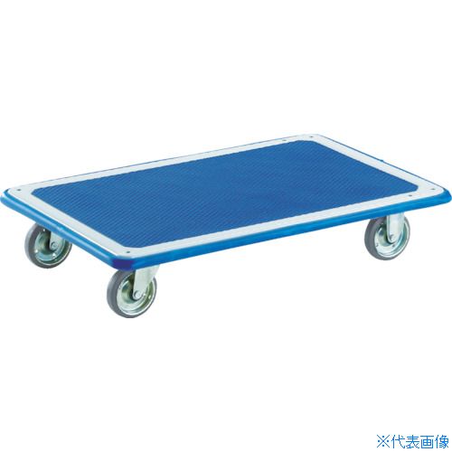 オレンジブック トラスコ中山　TRUSCOTRUSCO プレス製台車 ドンキーカート 平台車型740×480 〔品番:115N〕[ 注番:4145097]特長●大きな荷物の運び出しに最適です。仕様●均等荷重(kg)：150●長さ(mm)：7...
