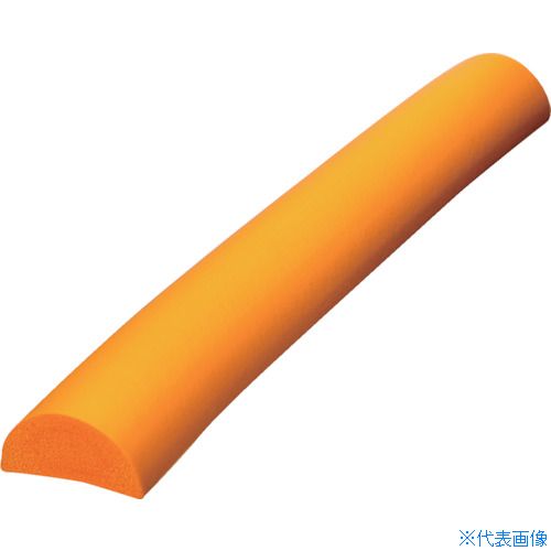 オレンジブック トラスコ中山　TRUSCOTRUSCO 安心クッション 半円型 1本入り イエロー 〔品番:TAC40〕[ 注番:4157303]特長●ちぎれにくく、クッション性に優れた衝撃吸収材です。用途●工場内の柱やぶつかりやすい箇所に...