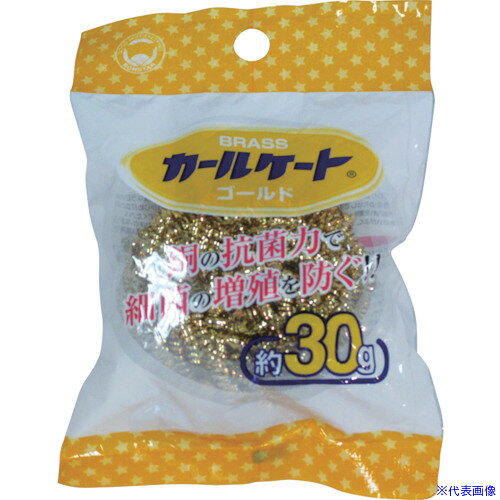 オレンジブック トラスコ中山　TRUSCOボンスター カールケートゴールド 30g 〔品番:K030〕[ 注番:4165560]特長●銅の抗菌効果で細菌の繁殖を防ぎます。（ゴールド)●頑固な油汚れやコゲ、サビを落とします。用途●金属などの汚...