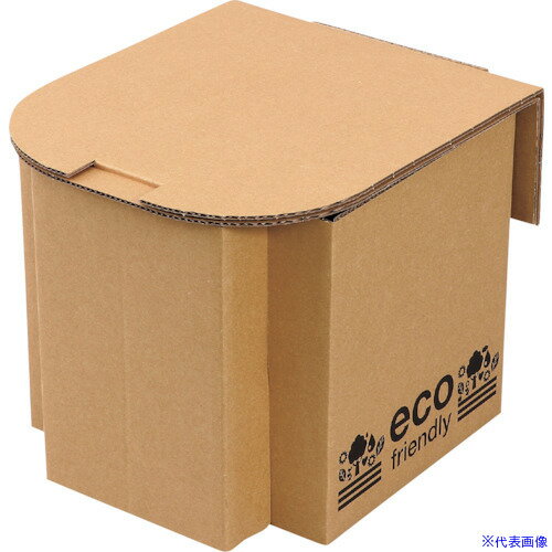 オレンジブック トラスコ中山　TRUSCOArTeC ATエコダントイレ(51895) 〔品番:51895〕[ 注番:4192590]特長●防災用・アウトドア用に最適です。●簡単組立のエコな簡易トイレ用途●耐荷重200kg、強化ダンボール製...