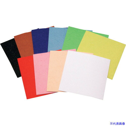 オレンジブック トラスコ中山　TRUSCOArTeC フェルトシールセット小100X100mm10色組(50967) 〔品番:50967〕[ 注番:4192631]特長●切って貼るだけのフェルトシール10色組。仕様仕様2●縫製品の飾り付けに...