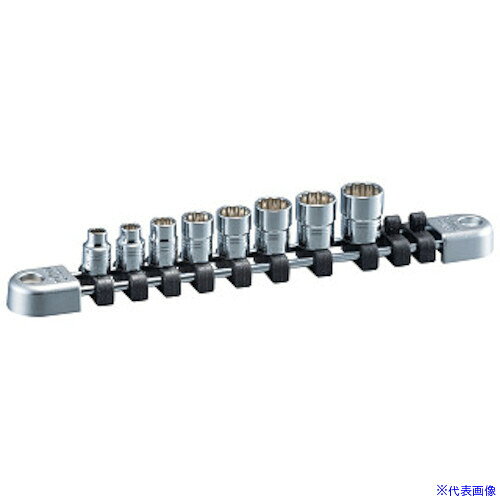 オレンジブック トラスコ中山　TRUSCOnepros 6.3sq.ソケットセット[8コ組] 〔品番:NTB208WA〕[ 注番:4205597]特長●ネプロス 6.3sq. ソケットホルダーにセットしたソケットセットです。●強度・靭性・耐...