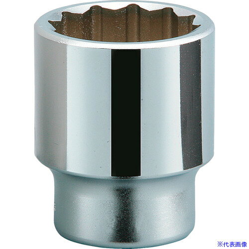 オレンジブック トラスコ中山　TRUSCOKTC 19.0sq.ソケット(十二角) 対辺寸法36mm 全長60mm 〔品番:B636W〕[ 注番:4208694]特長●口径部と差込角に応力の集中を防ぐことでボルト・ナットのエッジを傷めにくく...