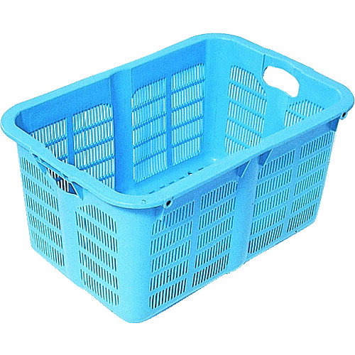 オレンジブック トラスコ中山　TRUSCORISU メッシュコンテナ 129730 プラスケットNo.500本体39L 青 〔品番:NO500〕[ 注番:4231988]特長●様々な分野で活用できるオールマイティーなメッシュコンテナです。●...