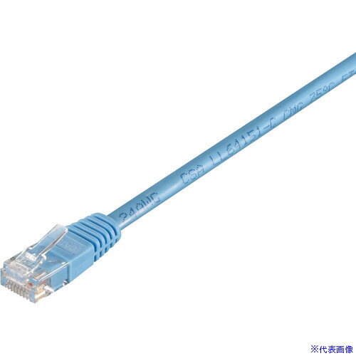 オレンジブック トラスコ中山　TRUSCOBUFFALO Cat6 LANケーブル 3m ブルー 〔品番:BL6N30BL〕[ 注番:4295125]特長●ツイストペアケーブル採用 ●干渉ノイズや伝送信号のもれを防ぐ十字介在入り ●Giga...