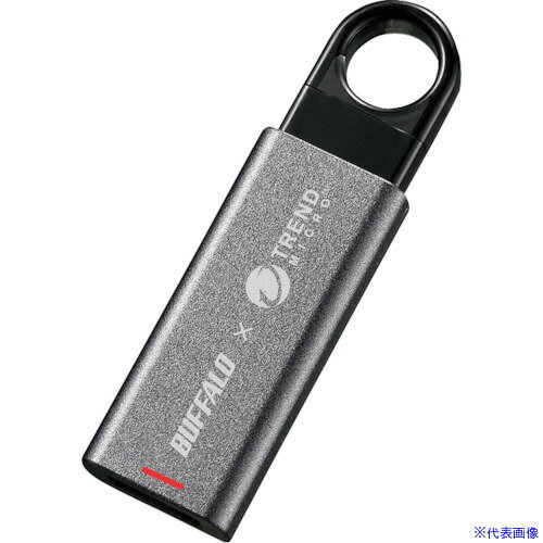 オレンジブック トラスコ中山　TRUSCOバッファロー ウィルスチェック機能付き USB3.1(Gen1)メモリー 32GB 〔品番:RUF3KV32GDS〕[ 注番:4296789]特長●ウィルスチェック機能付き Trend Micro ...