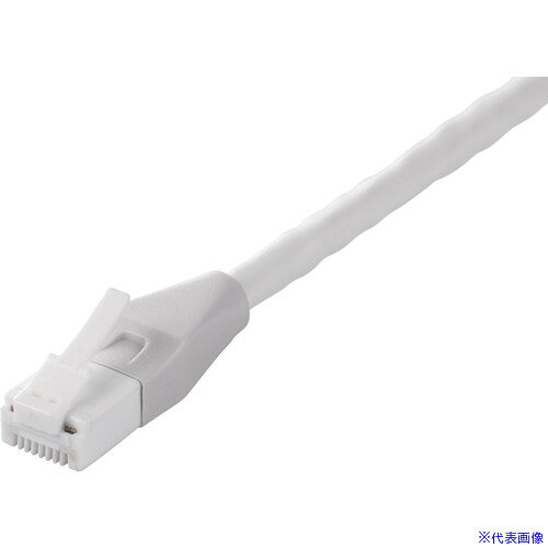 オレンジブック トラスコ中山　TRUSCOBUFFALO ツメの折れないCat6 LANケーブル 3m ホワイト 〔品番:BL6TN30WH〕[ 注番:4298222]特長●ツメの折れないLANケーブルです。●高速ネットワーク構築に最適なカ...