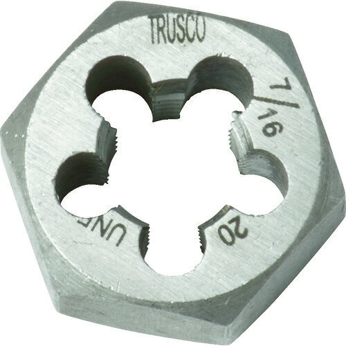 オレンジブック トラスコ中山　TRUSCOTRUSCO 六角サラエナットダイス UNF1/4−28 〔品番:TD614UNF28〕[ 注番:4329465]特長●ボルトやねじをさらえる（きれいにする）時に使用します。●モンキーレンチにて作業...