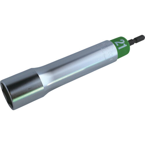 オレンジブック トラスコ中山　TRUSCOトップ工業(TOP) 電動ドリル用アルファソケットロングタイプ 21mm 〔品番:EDX21L〕[ 注番:4330838]特長●軸折れに強くねじれ応力を緩和します。●耐久性2倍です(同社比)。●エラ...