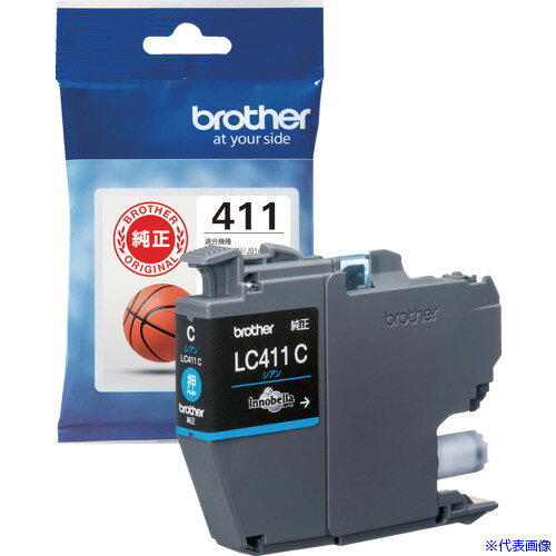 オレンジブック トラスコ中山　TRUSCObrother インクカートリッジ LC411C シアン 〔品番:LC411C〕[ 注番:4343415]特長●インクジェット複合機「PRIVIO」用のインクカートリッジLC411です。仕様●インク...