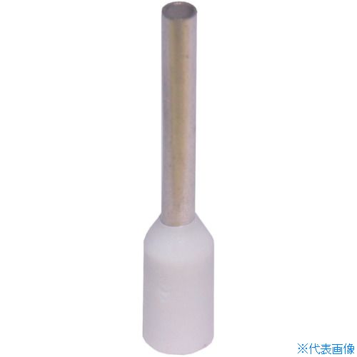 オレンジブック トラスコ中山　TRUSCOWAGO フェルール 圧着端子 FE−0.5−10N−WH 100個入 〔品番:216241PK〕[ 注番:4376137]特長●ヨーロッパ式の棒端子で、より線の棒端子化が可能です。●ばらけ防止や細...