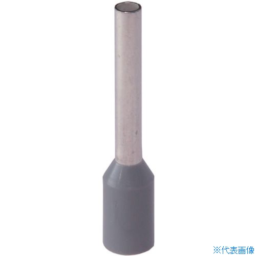 オレンジブック トラスコ中山　TRUSCOWAGO フェルール 圧着端子 FE−0.75−10N−GY 100個入 〔品番:216242PK〕[ 注番:4376145]特長●ヨーロッパ式の棒端子で、より線の棒端子化が可能です。●ばらけ防止や...