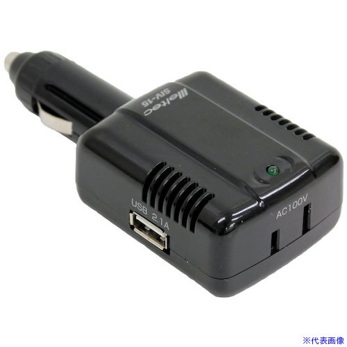 オレンジブック トラスコ中山　TRUSCOMeltec USB&コンセント12V 〔品番:SIV15〕[ 注番:4376148]特長●車内で家電やスマホ、ゲーム等が使えます。仕様●入力電圧(V)：DC12●出力電圧(V)：AC100(ACコ...