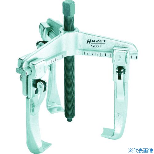 オレンジブック トラスコ中山　TRUSCOHAZET クイッククランピングプーラー(3本爪・薄爪) 〔品番:1786F13〕[ 注番:4392558]特長●薄爪タイプ3アームのユニバーサル対応プーラーです。●スライド式アームはワークに合わせ...