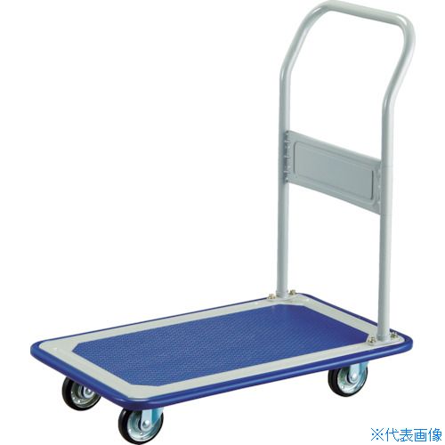 オレンジブック トラスコ中山　TRUSCOTRUSCO プレス製台車 固定式 740X460 〔品番:150KN〕[ 注番:4408683]特長●自在車輪の旋回軸と四輪の車輪軸にラジアルボールベアリングを標準採用し、省音性を向上させました。...