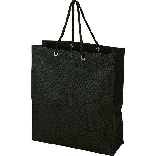 オレンジブック トラスコ中山　TRUSCOTRUSCO 不織布バッグ 黒 315×355×110MM (10枚入) 〔品番:TNFB10S〕[ 注番:4419022]特長●丈夫で軽い不織布バッグです。●マチ付で書類などの持ち運びに便利です。...