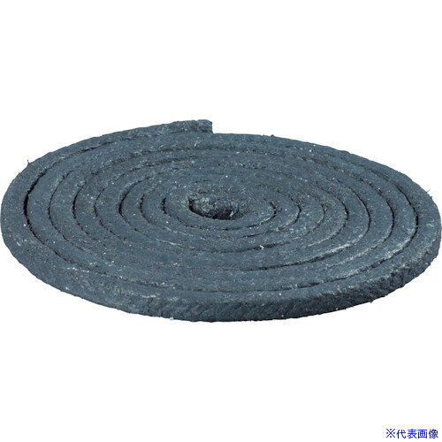 オレンジブック トラスコ中山　TRUSCOMatex 汎用ポンプ、回転機器用グランドパッキン 幅6.5mm×長さ3m×高さ6.5mm 〔品番:5500S6.53M〕[ 注番:4423046]特長●柔らかいため非常に馴染が良いです。用途●汎用...