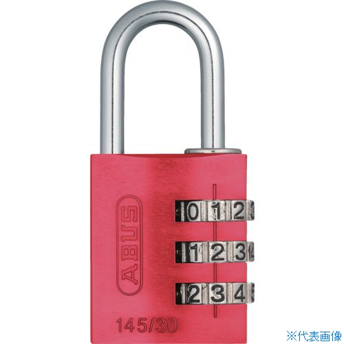 オレンジブック トラスコ中山　TRUSCOABUS ナンバー可変式南京錠 145-30 レッド 〔品番:14530RE〕[ 注番:4451341]特長●アルミボディを採用しているので軽量でカラフルなダイヤル錠です。●カラーにより色々な識別方...