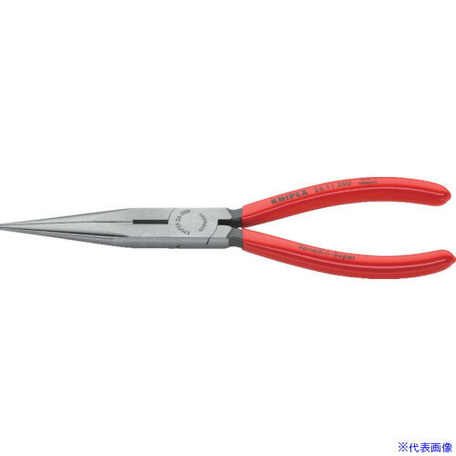 オレンジブック トラスコ中山　TRUSCOKNIPEX ロングラジオペンチ プラスチックハンドル 200mm 〔品番:2611200〕[ 注番:4467531]特長●ヘッドは頑丈で、しかも精密に作られています。●ロングタイプで、先端形状は半...