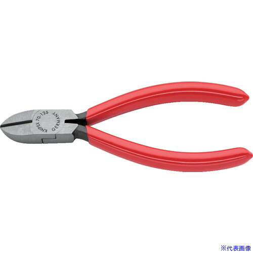 オレンジブック トラスコ中山　TRUSCOKNIPEX 電工ニッパー プラスチックハンドル 125mm 〔品番:7001125〕[ 注番:4468465]特長●様々な場面で活躍する汎用性の高い斜ニッパです。●高品質な原材料を用いることで、精...