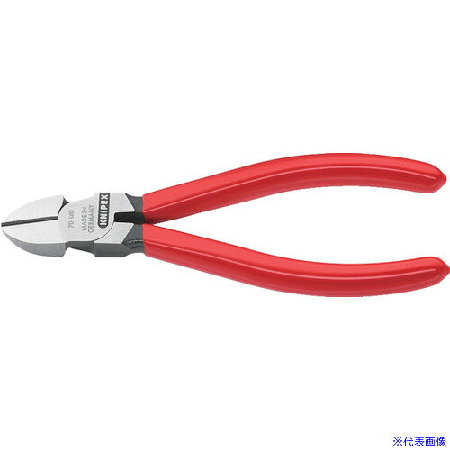 オレンジブック トラスコ中山　TRUSCOKNIPEX 電工ニッパー プラスチックハンドル 140mm 〔品番:7001140〕[ 注番:4468473]特長●様々な場面で活躍する汎用性の高い斜ニッパです。●高品質な原材料を用いることで、精...