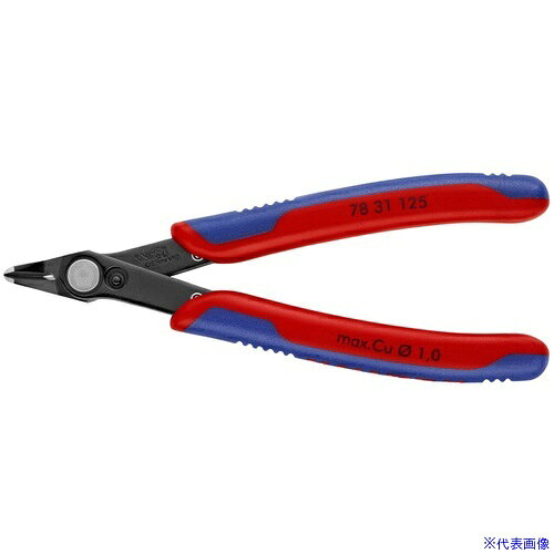 オレンジブック トラスコ中山　TRUSCOKNIPEX エレクトロニクス スーパーニッパー バーニッシュ 〔品番:7831125〕[ 注番:4469151]特長●極めて精密なエレクトロニクス関連、精密機器関連の切断作業に最適な高精度のニッパ...