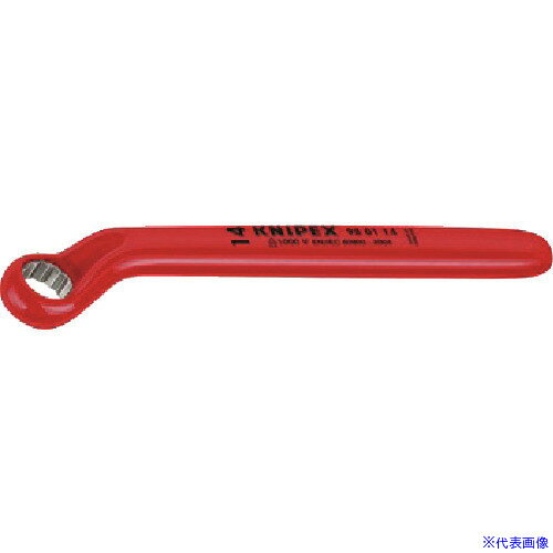 オレンジブック トラスコ中山　TRUSCOKNIPEX 絶縁片口メガネレンチ 14mm 〔品番:980114〕[ 注番:4469950]特長●クロムメッキされたベーシックなツールです。仕様●二面幅寸法(mm)：14●全長(mm)：195●厚...