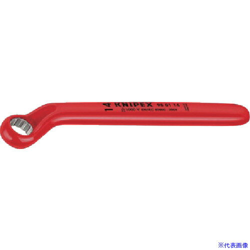 オレンジブック トラスコ中山　TRUSCOKNIPEX 絶縁片口メガネレンチ 24mm 〔品番:980124〕[ 注番:4469984]特長●クロムメッキされたベーシックなツールです。仕様●二面幅寸法(mm)：24●全長(mm)：265●厚...