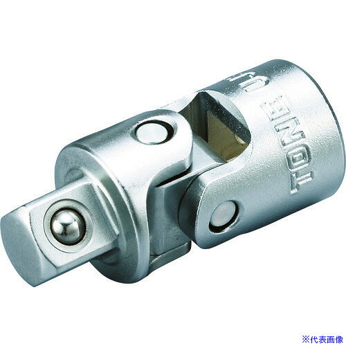 オレンジブック トラスコ中山　TRUSCOTONE ユニバーサルジョイント 差込角9.50mm 全長43mm 〔品番:UJ30〕[ 注番:4472756]特長●従来品より約10％以上全長を短くし、ソケットとハンドルの間をよりコンパクトにし、...