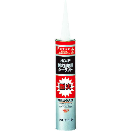 オレンジブック トラスコ中山　TRUSCOコニシ 耐火目地用シーラント ホワイト 333ml 〔品番:59478〕[ 注番:4474741]特長●火災時の高熱下で発泡しながら燃焼し、セラミック化することにより火災の貫通を防ぎます。●ISO ...