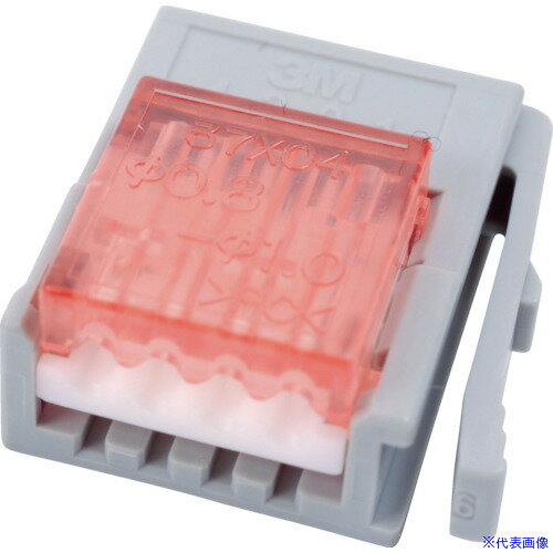 オレンジブック トラスコ中山　TRUSCO3M ミニ・クランプ ワイヤーマウントプラグ4極 〔品番:371044101G00FL〕[ 注番:4492986]特長●電線を入れてプライヤーでかしめるだけの簡単・確実な一括圧接コネクタです。●電線...