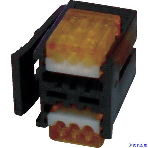 オレンジブック トラスコ中山　TRUSCO3M ミニ・クランプ ワイヤーマウントプラグ6極 〔品番:3710631630W0FL〕[ 注番:4493044]特長●電線を入れてプライヤーでかしめるだけの簡単・確実な一括圧接コネクタです。●電線...