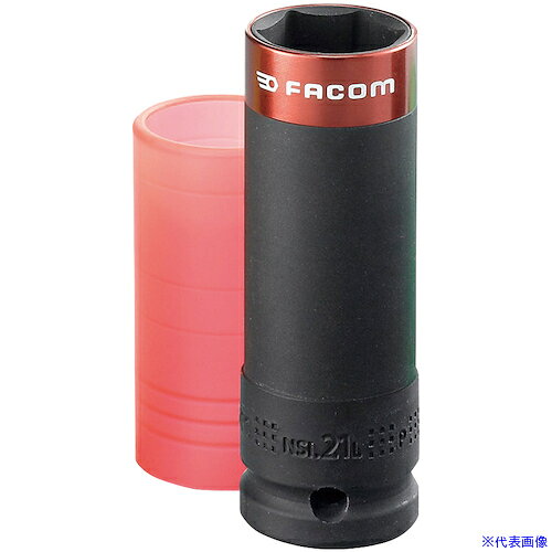 オレンジブック トラスコ中山　TRUSCOFACOM 薄口インパクトソケット NSI.21L 21mm 1/2Dr.メトリック 〔品番:NSI.21L〕[ 注番:4506460]特長●ホイールとナットのクリアランスが狭いホイールナット専用の...