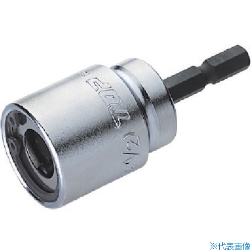 オレンジブック トラスコ中山　TRUSCOトップ工業(TOP) 電動ドリル用全ネジソケット W3/8 〔品番:ZNS3〕[ 注番:4521927]特長●六角軸シャンクで電動ドリルにワンタッチで取り付け可能です。●吊りボルト、ピーコンの着脱、...