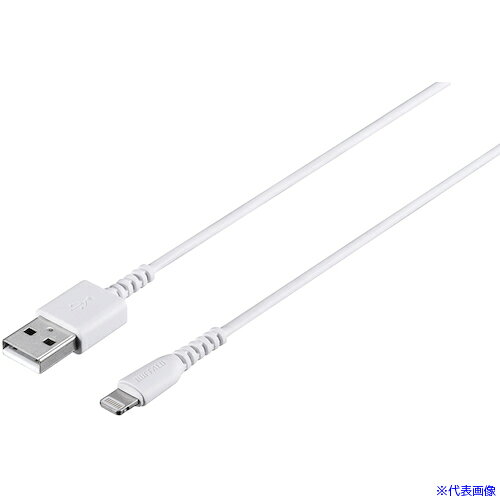 オレンジブック トラスコ中山　TRUSCOBUFFALO Lightningケーブル(Type−A to Lightning) MFi認証モデル 0.5m ホワイト 〔品番:BSMPCL105WH〕[ 注番:4525595]特長●iPhon...