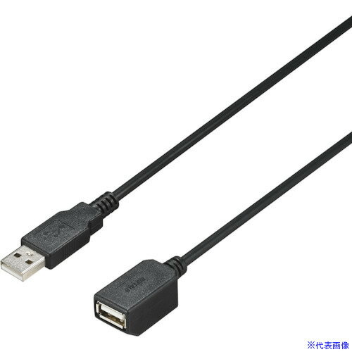 オレンジブック トラスコ中山　TRUSCOバッファロー USB2.0延長ケーブル A-A マグネット内蔵 2m ブラック 〔品番:BU2AAMG20BK〕[ 注番:4539611]特長●USB2.0●延長ケーブル●USB-A to A● マ...